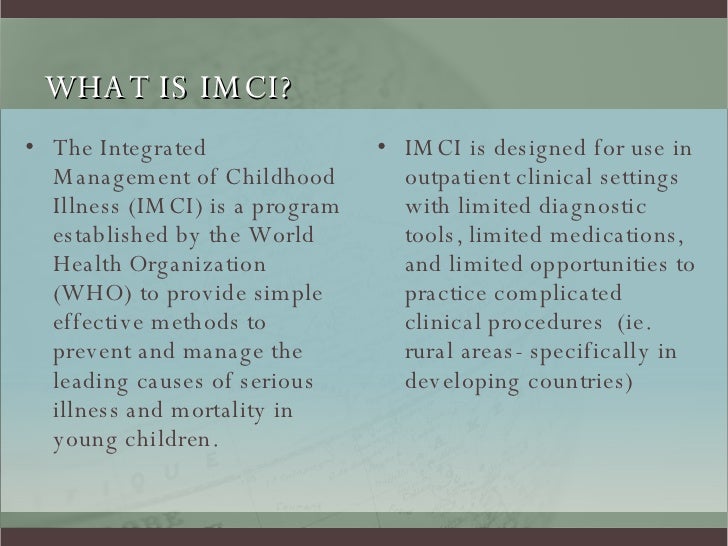 IMCI