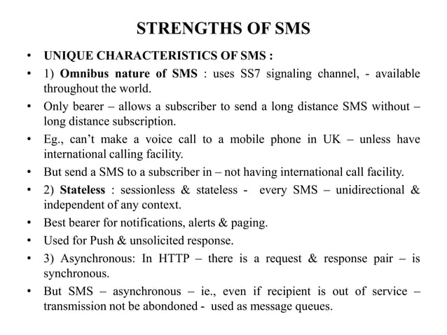 short-message-servicesms (SMS) power point presentation slides .ppt