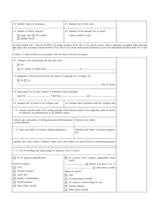 Short stay-visa-application-form | PDF
