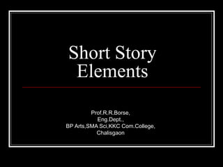 Short story-elements.. | PPT