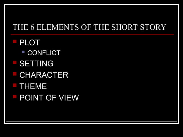 Short-Story-Elements for grade 8 students.ppt