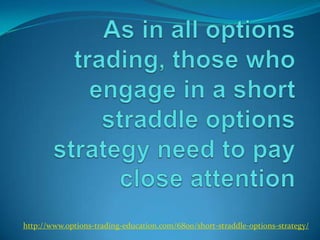Short Straddle Options Strategy | PPTX