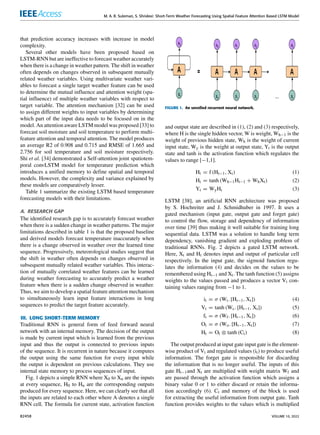 Short-Term Weather Forecasting Using Spatial Feature Attention Based LSTM Model.pdf | Weather ...