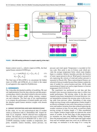 Short-Term Weather Forecasting Using Spatial Feature Attention Based LSTM Model.pdf | Weather ...