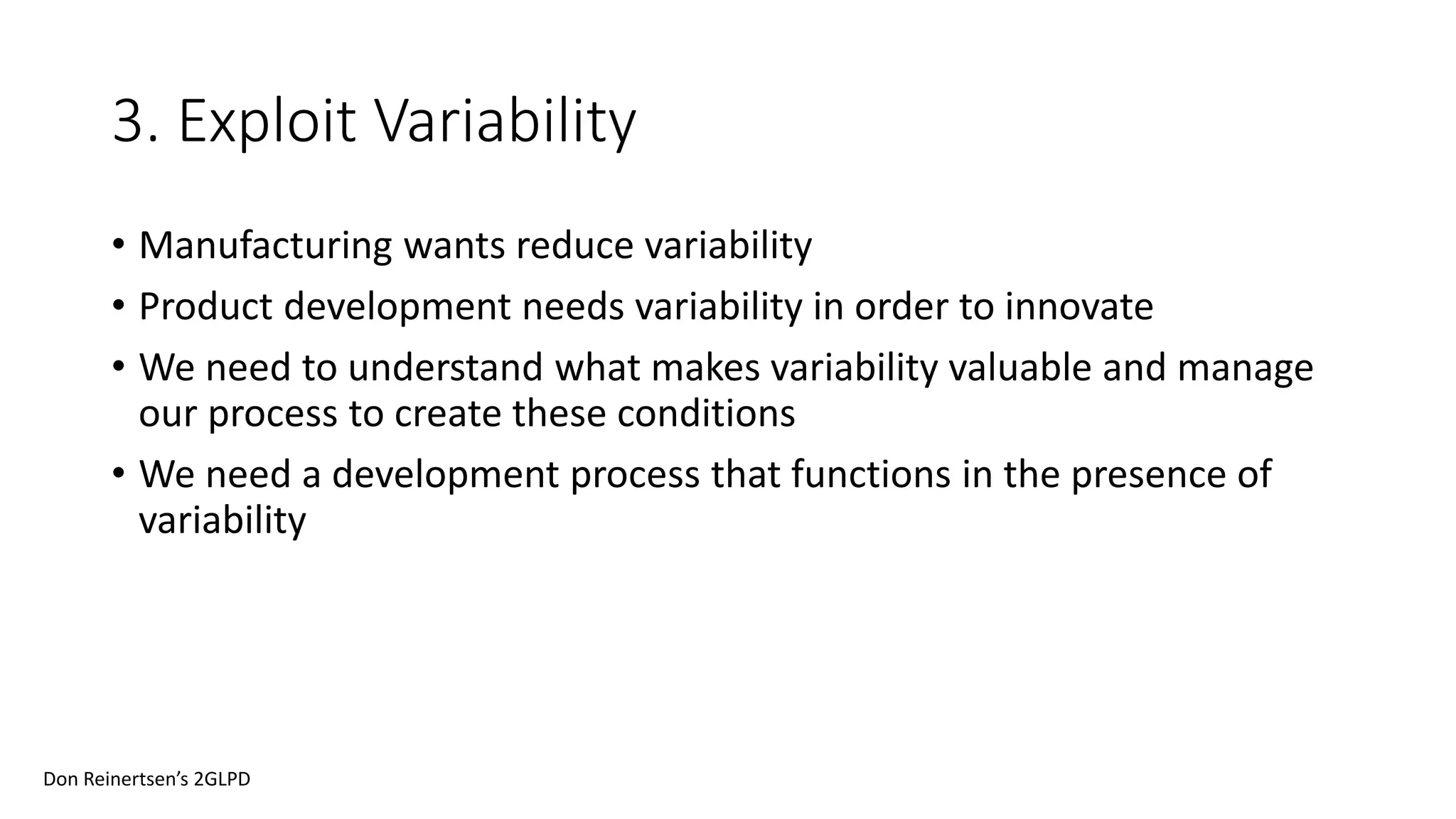 Short lean kanban training with Don Reinertsen's Lean Product ...