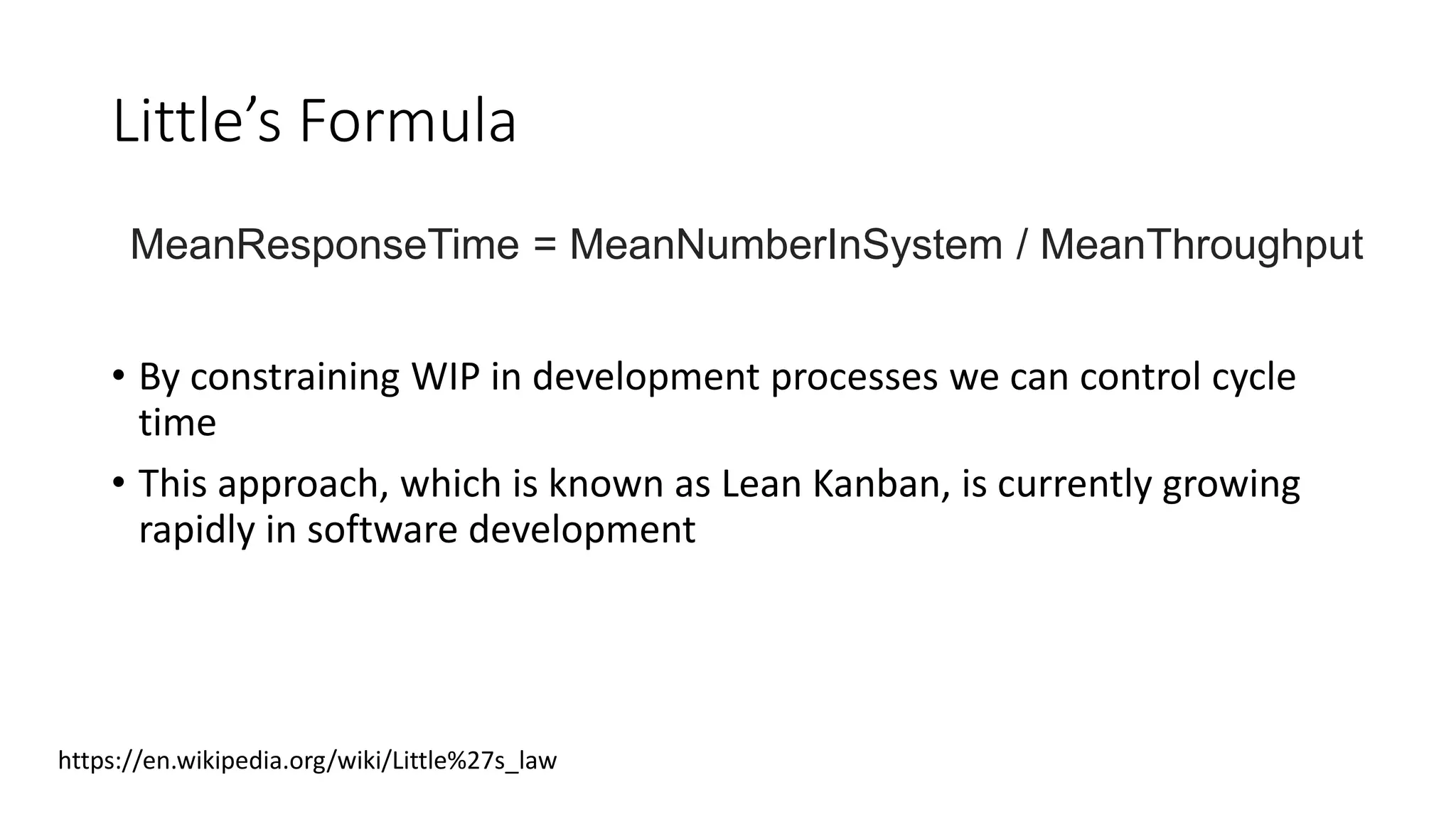 Short lean kanban training with Don Reinertsen's Lean Product ...