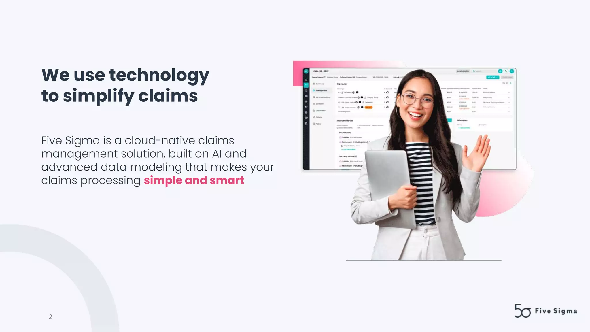 Five Sigma - InsurTech Innovation Award 2022 | PPT Five Sigma - InsurTech Innovation Award 2022 | PPT