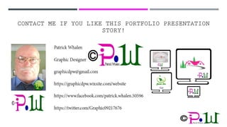 Designs done by Patrick Whalen Ontario Canada | PDF