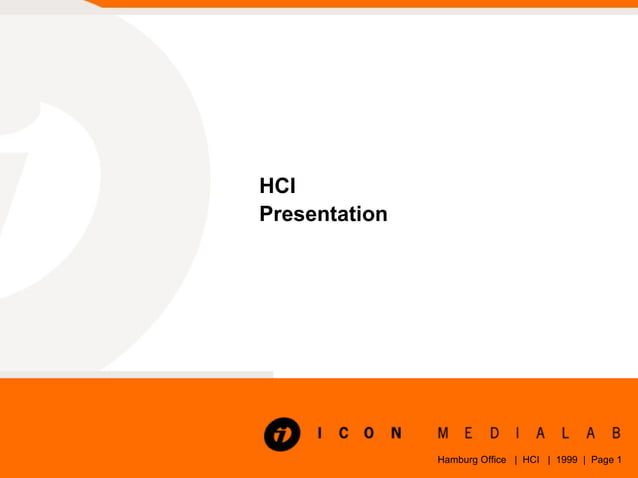 HCI Presentation | PPT