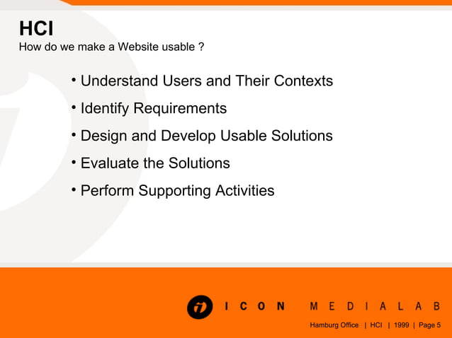 Hci Presentation Ppt