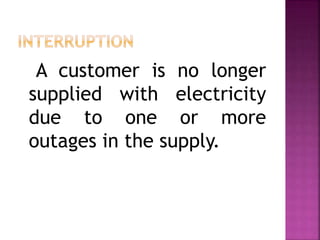 Short and long interruptions- UNIT-II-POWER QUALITY | PPTX