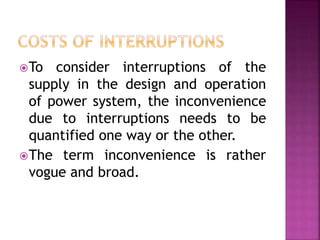 Short and long interruptions- UNIT-II-POWER QUALITY | PPTX