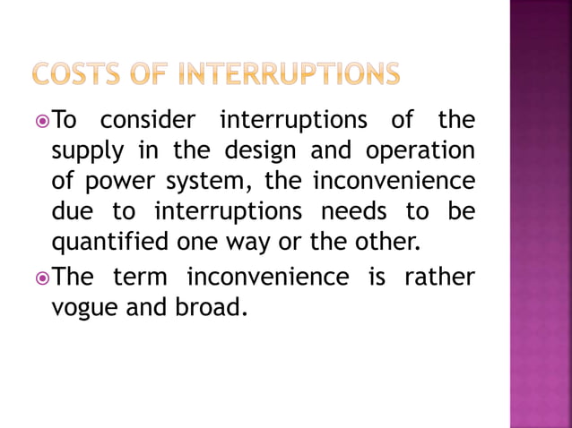 Short and long interruptions- UNIT-II-POWER QUALITY | PPTX