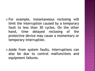 Short and long interruptions- UNIT-II-POWER QUALITY | PPT