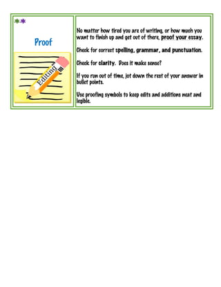 Short answer test taking strategies for students | PDF
