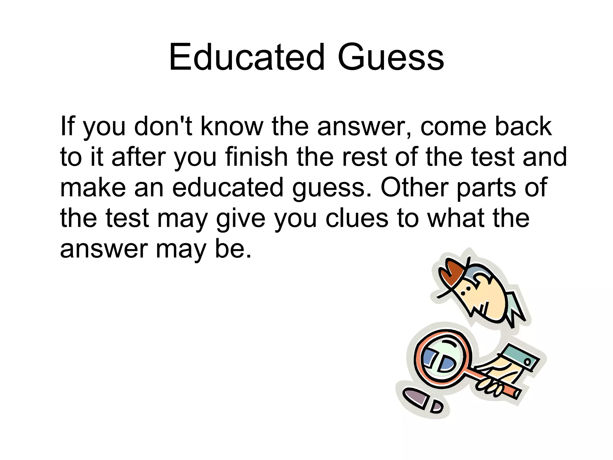 Short answer test tips | PPT