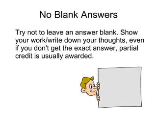 Short answer test tips | PPT