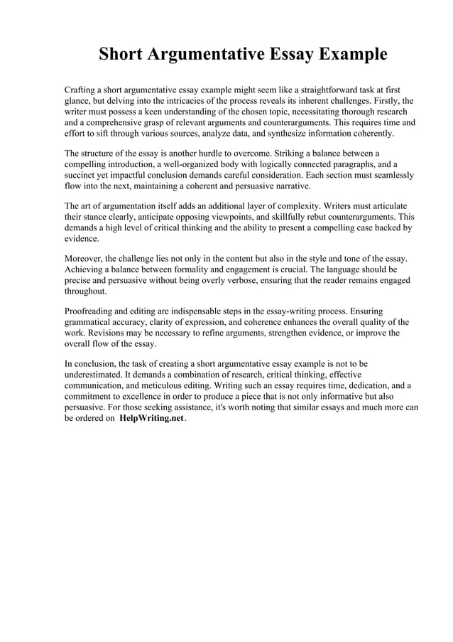 Short Argumentative Essay Example.pdf