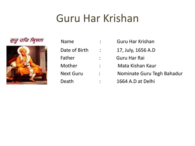 Short biography of Ten Gurus | PPTX | Sikhism | Religion & Spirituality