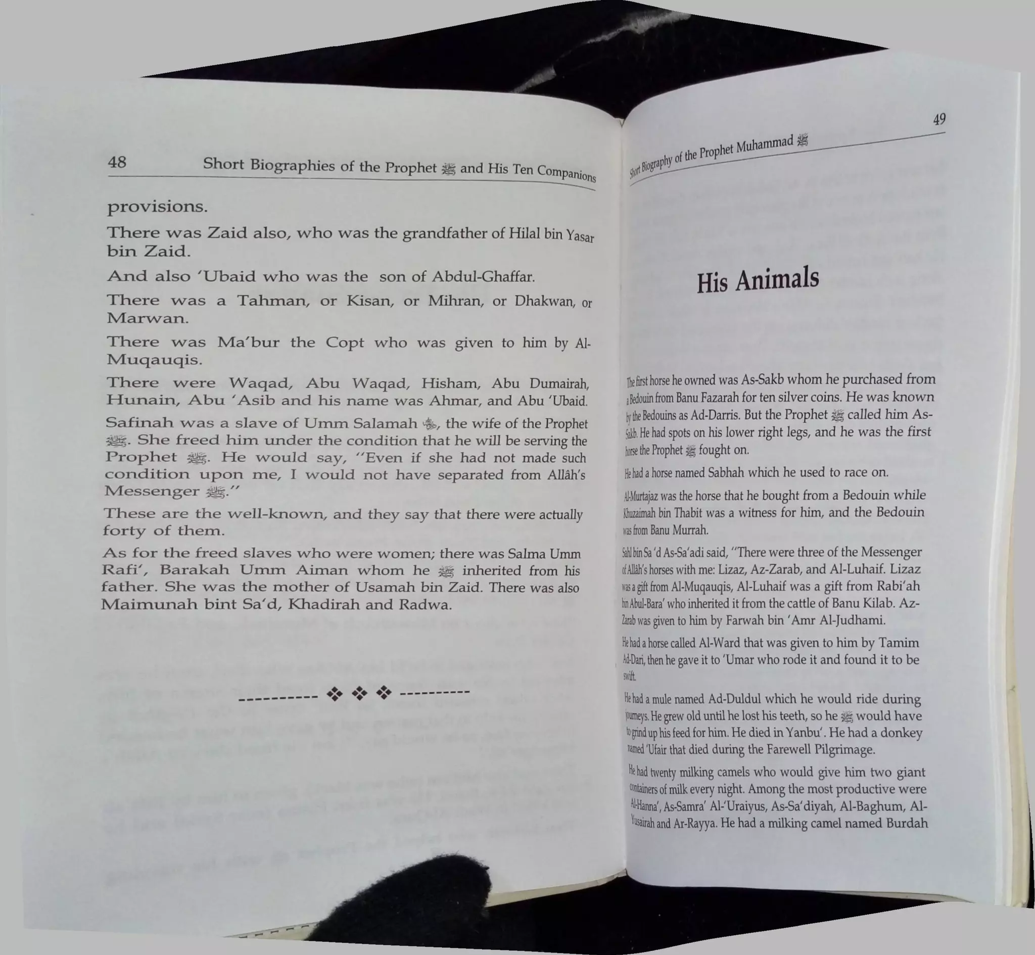 Short biography of the prophet (saw) and his ten companions by al imam ...