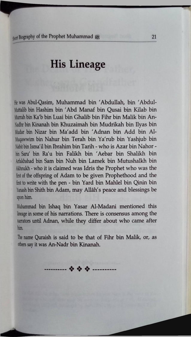 Short biography of the prophet (saw) and his ten companions by al imam ...