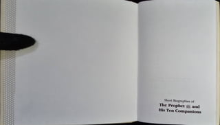 Short biography of the prophet (saw) and his ten companions by al imam ...