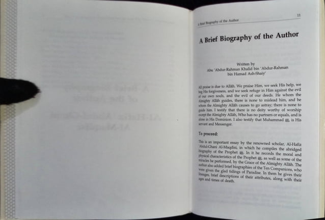 Short biography of the prophet (saw) and his ten companions by al imam ...