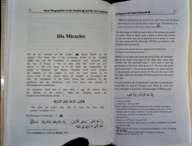 Short biography of the prophet (saw) & his ten companions by al imam al ...