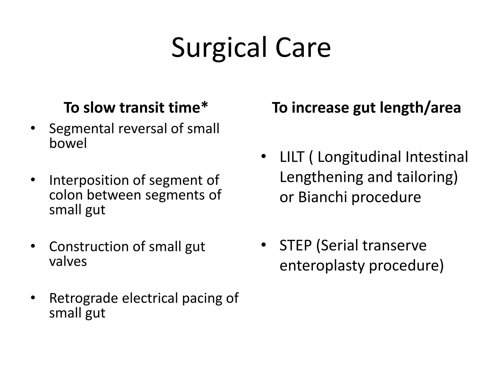 Short bowel syndrome | PPTX