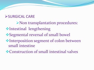 Short bowel syndrome | PPTX