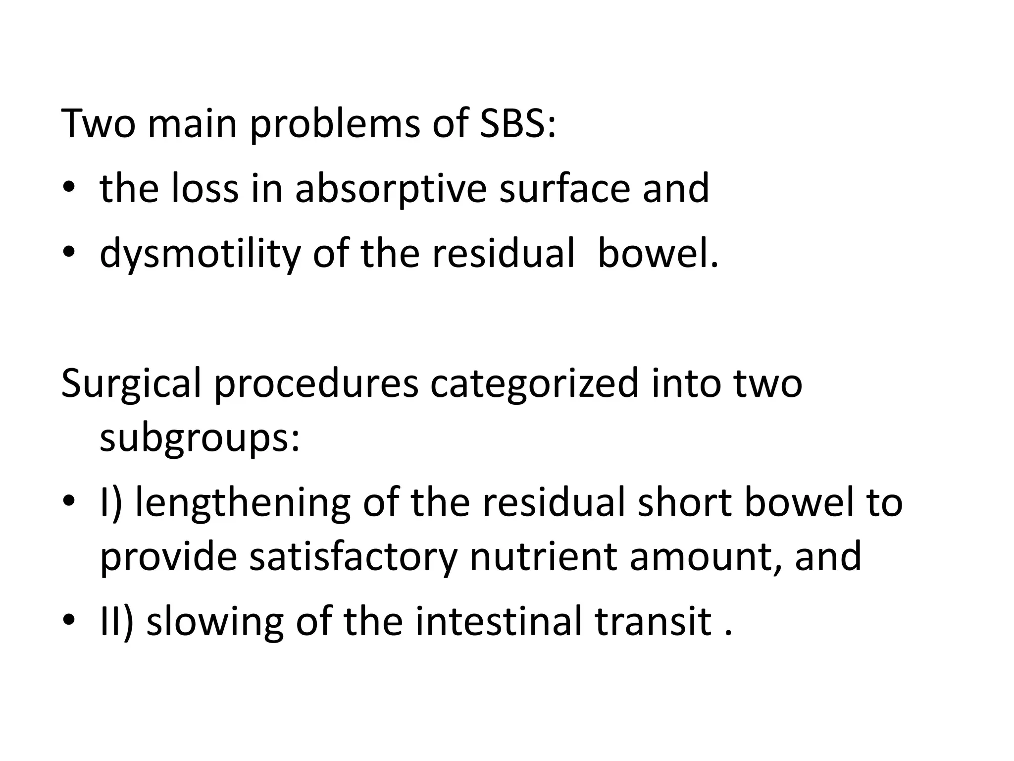 Short Bowel Syndrome | PPTX