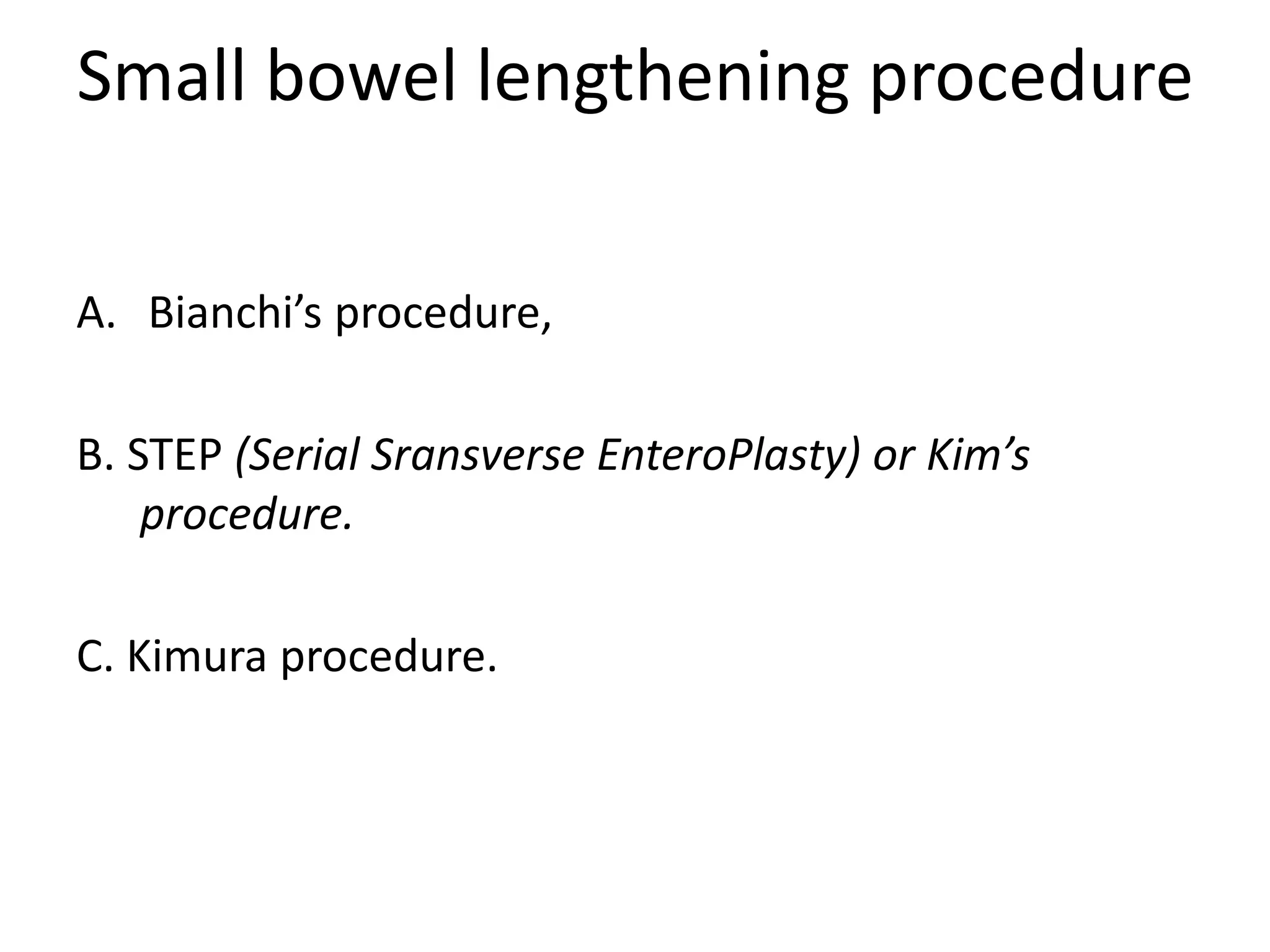 Short Bowel Syndrome | PPTX