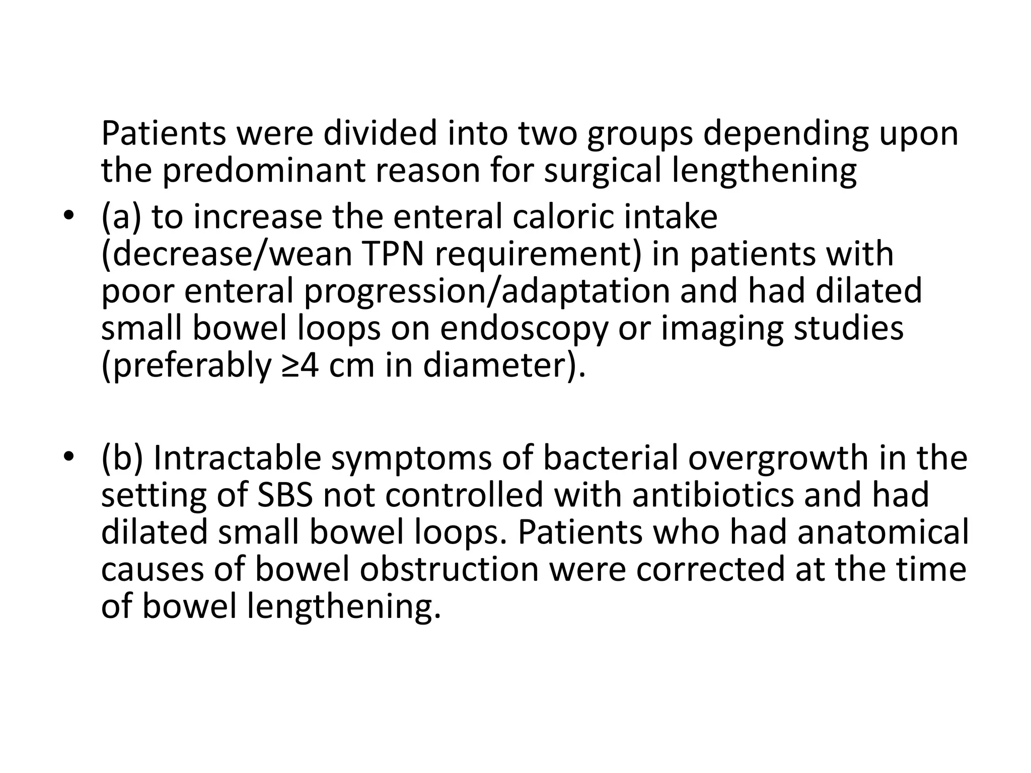 Short Bowel Syndrome | PPTX