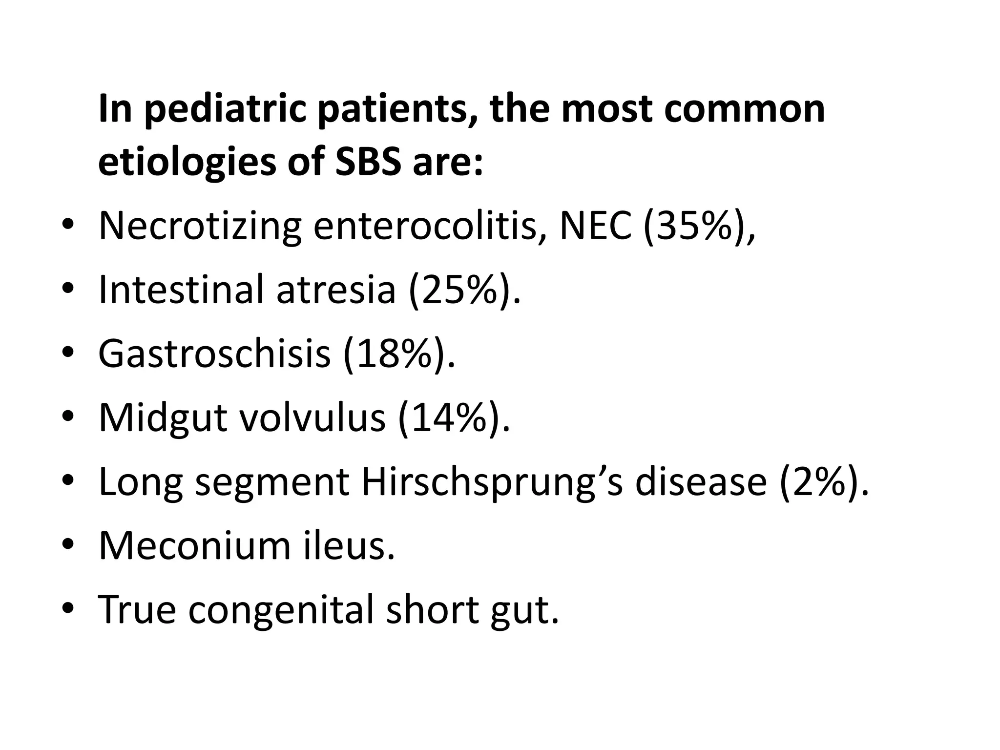 Short Bowel Syndrome | PPTX