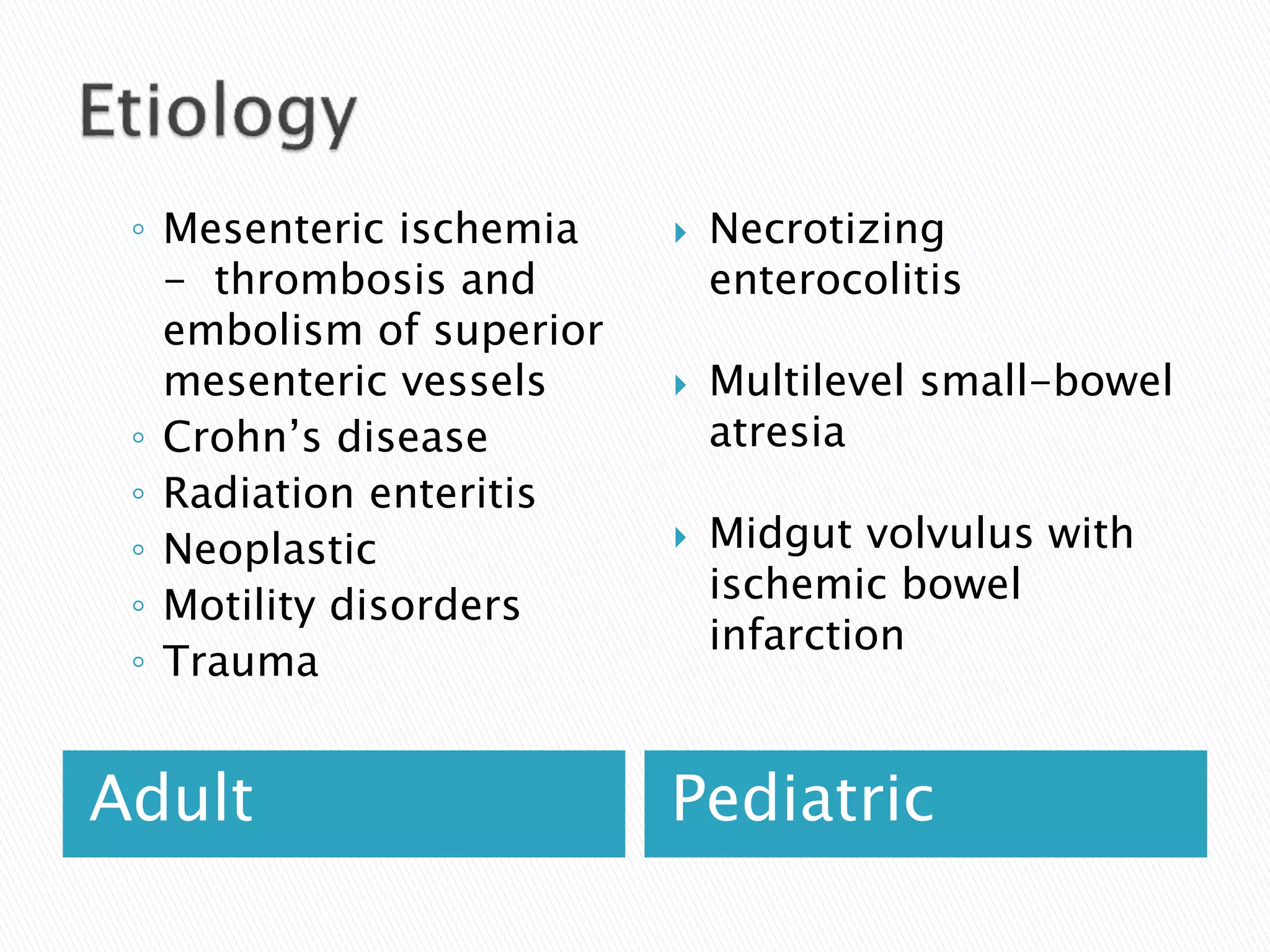 Short bowel syndrome | PPTX