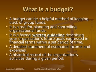 Short brief for Budget & F. Management.ppt