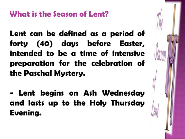 Short Catechesis on Lent and Easter Liturgy Short Catechesis on Lent and Easter Liturgy