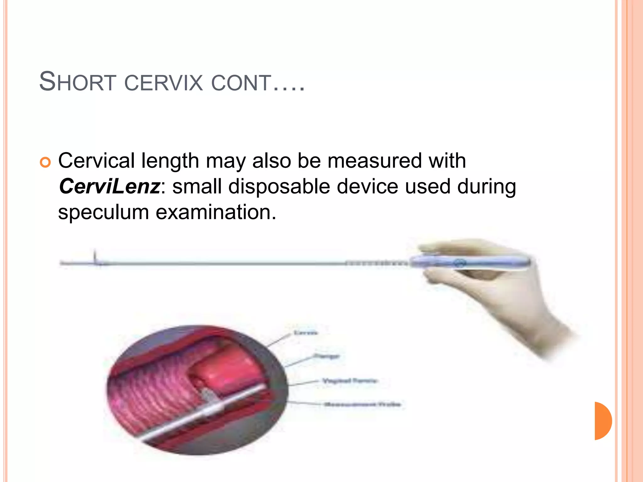 SHORT CERVIX AND CERVICAL INSUFFICIENCY.pptx