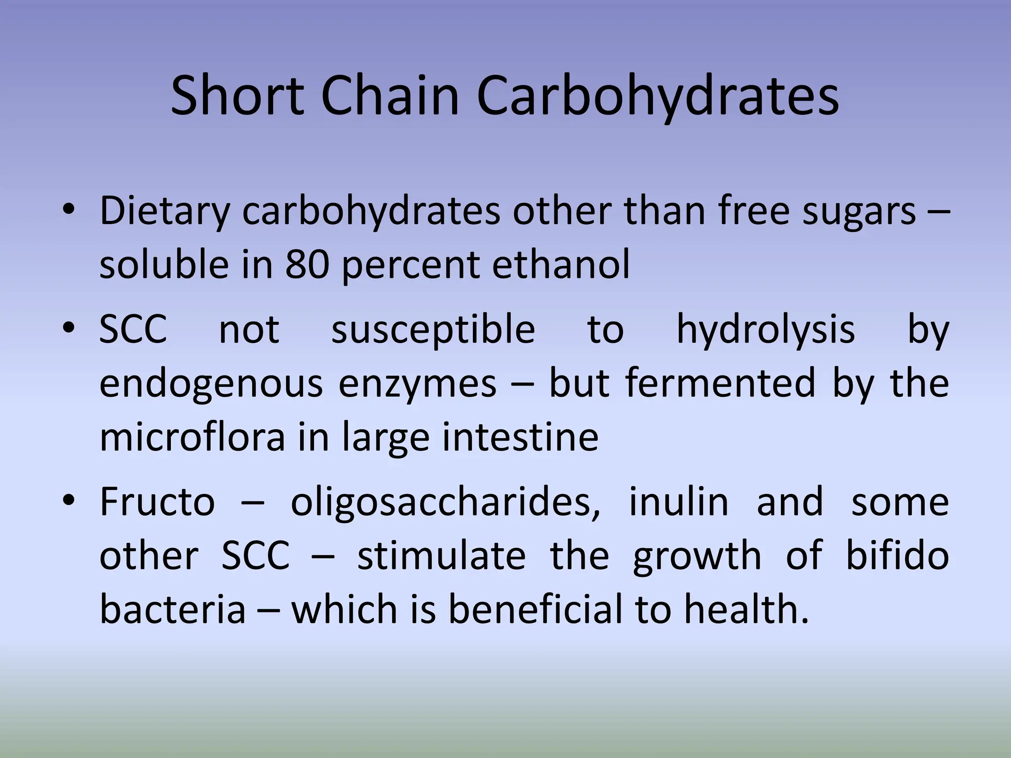 Short Chain Carbohydrates.ppt | Chemistry | Science
