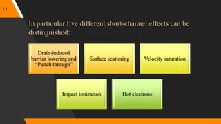 Short channel effect on FET | PPTX