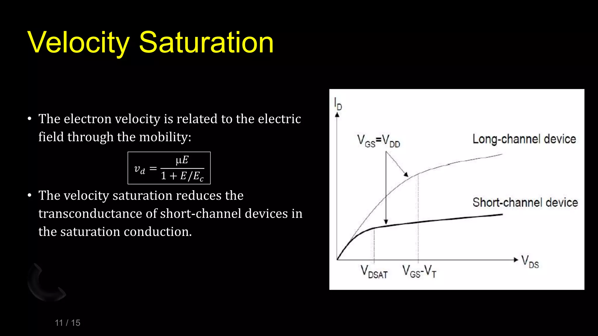 Short channel effects | PPTX