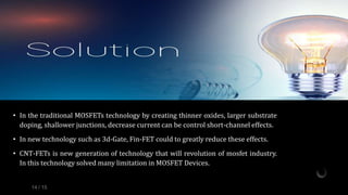 Short channel effects | PPTX