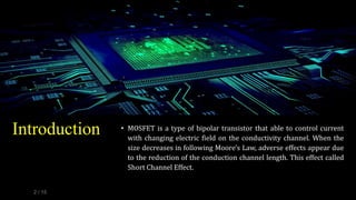 Short channel effects | PPTX