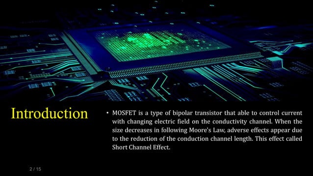 Short channel effects | PPTX