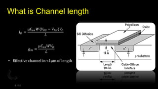 Short channel effects | PPTX