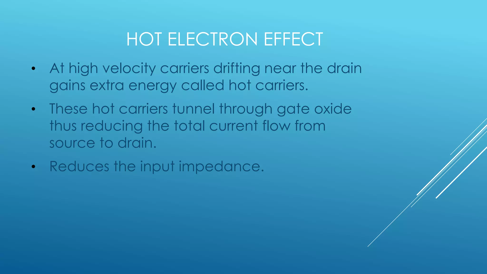 Short channel effects | PPTX