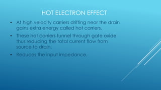 Short channel effects | PPTX