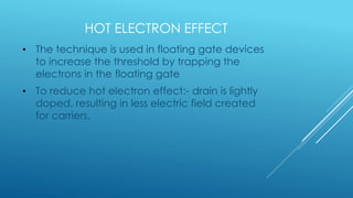 Short channel effects | PPTX
