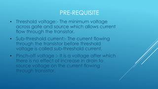 Short channel effects | PPTX