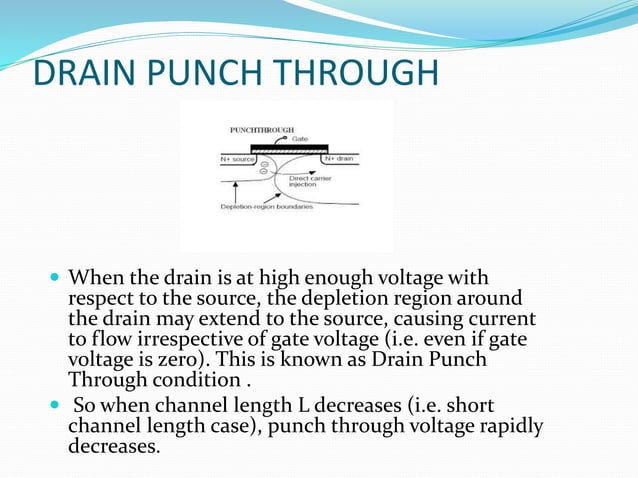Short channel effects | PPTX